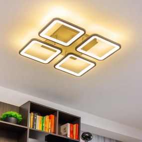 Brilagi - LED Stmívatelný přisazený lustr SQUARED LED/85W/230V 3000-6500K + DO