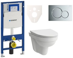 Cenově zvýhodněný závěsný WC set Geberit do lehkých stěn / předstěnová montáž+ WC Laufen Laufen Pro Nordic SIKOGES3H2