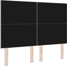 Čelo postele Světle šedá 144 cm samet 3337919