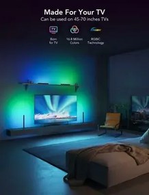 Govee SMART LED RGBIC Panel 38cm pro TV 43-75" - 2ks / LED panely / 24