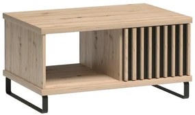 Casarredo - Komfort nábytek Konferenční stolek BARBUS 1S, se zásuvkou na nohách, dub artisan/černá