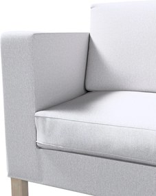 Potah na pohovku IKEA  Karlanda rozkládací, krátký barva šedá látka pletený vzor