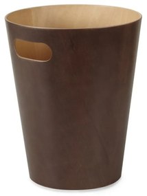 Umbra Odpadkový koš WOODROW 28 cm hnědý, přírodní