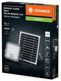 Ledvance - LED Solární reflektor se senzorem FLOOD SPLIT LED/10W/3,2V IP65 + DO