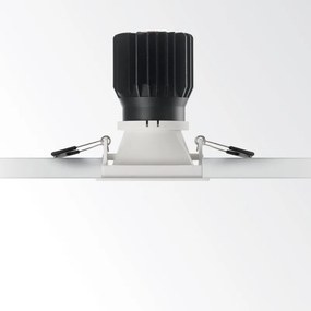 Ideal Lux Stropní vestavné bodové svítidlo LED GAME SQUARE Barva: Černá, Teplota světla: 2700 K, Barva materiálu: černá