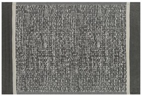 Venkovní koberec 120 x 180 cm černobílý BALLARI Beliani