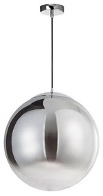 Nova Luce Závěsné svítidlo LAZIONE kouřové sklo, 40cm, E27 1x12W