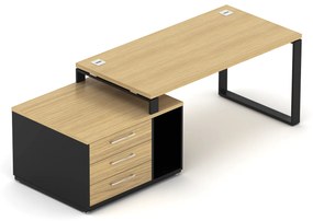 Kancelářská sestava EPIC Z3 O, volitelná délka stolu 160/180cm, volitelná varianta L/P