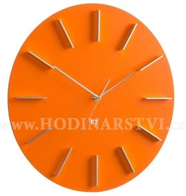Designové nástěnné hodiny Future Time FT2010OR Round orange 40cm