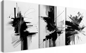 Obraz na plátně Obrazy do obývacího pokoje Triptych Dekorace na zeď 60x120 cm