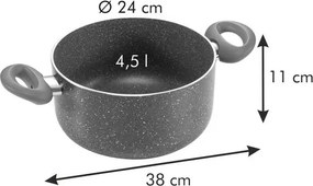 TESCOMA Kastrol MANICO ROSSO ø 24 cm, 4,5 l