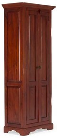 Hnědá dřevěná šatní skříň Catana - 75*44*190 cm