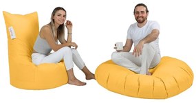 Atelier del Sofa Zahradní sedací vak Balina - Yellow, Žlutá