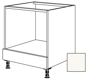 Kuchyňská skříňka spodní Naturel Erika24 pro troubu 60x87x56 cm bílá ...
