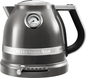 KitchenAid Artisan 5KEK1522EMS rychlovarná konvice, 1,5 l, stříbřitě šedá