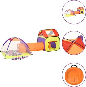 vidaXL Dětský stan na hraní s 250 míčky 338 x 123 x 111 cm [3107731] Barva: Vícebarevné 2