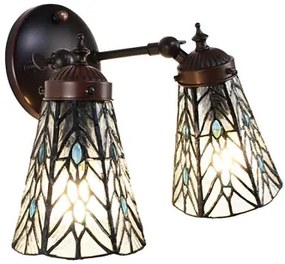 Nástěnná lampa Tiffany EARLY MORNING Clayre &amp; Eef 5LL-6215