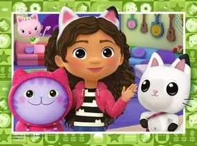 Ravensburger Gabby's Dollhouse 4 v 1 - 12+16+20+24 dílků / od 3 let