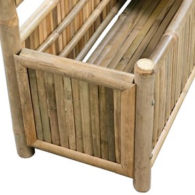 Vyvýšený záhon s treláží bambus 70 cm - Default Title
