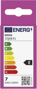 Emos lighting LED žárovka Classic Mini Globe / E27 / 6,5 W (60 W) / 806 lm / teplá bílá 1525733293