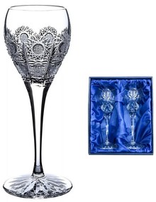 Onte Crystal Bohemia Crystal ručně broušené sklenice na Likér 500pk 90 ml 2KS