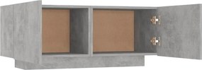 Noční stolek betonově šedý 100 x 35 x 40 cm kompozitní dřevo 3082769