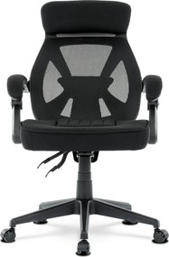 Ergonomická kancelářská židle VIGELTI - černá síťovina
