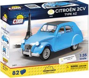 COBI 24511 Citroën 2CV typ AZ (1962) / 82 dílů / 1:35 / od 6 let