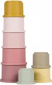 Little Dutch Stohovací kelímky Pink / od 0 měsíců
