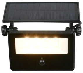 LED nástěnné solární venkovní svítidlo se senzorem pohybu (výška 15,5 cm) Moura – Trio
