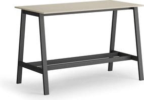 Vysoký barový stůl, 1600 x 800 mm, bříza
