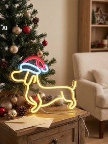 Sinsay - Vánoční LED neon ve tvaru jezevčíka - vícebarevná