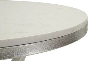 Designový odkládací stolek Nagendra 56 cm stříbrný