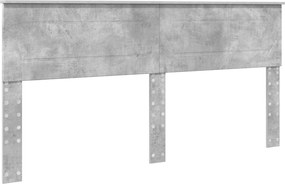 Rám postele s čelo Beton 180 x 200 cm Kompozitní dřevo 3407844