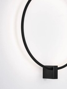 Matně černé hliníkové LED stmívatelné nástěnné svítidlo Cercio – Nova Luce