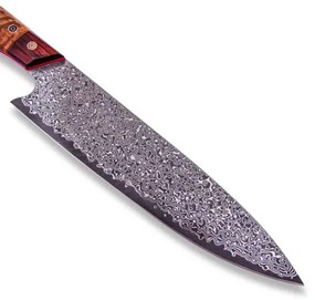 KnifeBoss damaškový nůž Chef 8" (202 mm) Rosewood VG-10