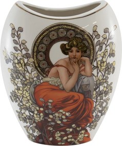 Home Elements Váza, porcelán, Mucha