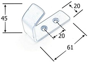 In-Design Nábytkový věšák Lina černý matný malý