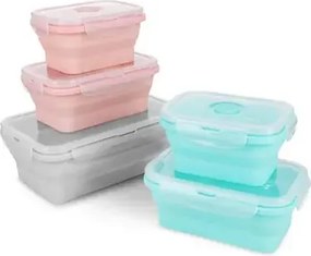 NILS Camp NC4105 1200ml šedý / Skládací svačinový box