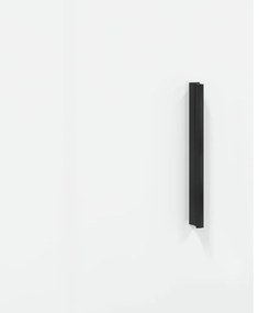 vidaXL Skříň highboard 34,5 x 34 x 180 cm kompozitní dřevo [3189653] Barva: Černá