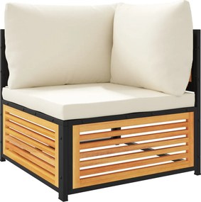 4dílná zahradní sedací souprava s poduškami masivní akácie 3214918