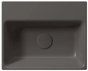 GSI NUBES keramické umývátko 40x32cm, broušená spodní hrana, bez otvoru, bistro mat 96849016