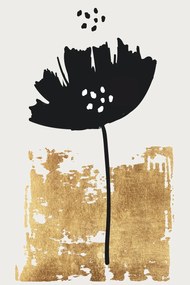 Ilustrace Black Poppy, Kubistika, (26.7 x 40 cm)