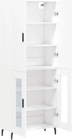 Skříň highboard bílá 69,5 x 34 x 180 cm kompozitní dřevo 3195747