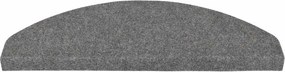 Samolepicí podložky na schody 30 ks šedé 65x22,5x3,5 cm 3365912
