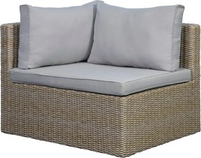 Zahradní lounge set v béžové a světle hnědé barvě Modular – Unique Furniture