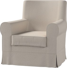 Potah na křeslo IKEA Ektorp Jennylund barva šedá látka pletený vzor