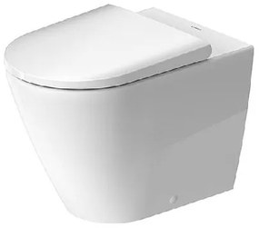 Duravit D-Neo - Stojící WC, zadní odpad, Rimless, bílá 2003090000