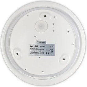 LED svítidlo McLED Cala 12 E 12W 4000K IP44 s nouzovým modulem 1,5h ML-411.212.32.0