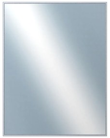 DANTIK - Zarámované zrcadlo - rozměr s rámem cca 70x90 cm z lišty Hliník stříbrná drás|P269-218 (7269218)